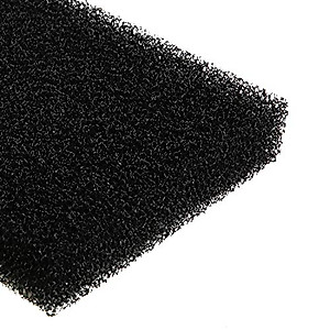 JIH Aquarium Coarse Foam Bio Sponge Filter Media Pad Foam Sponges Cut-to-Size,16"x10"x2"