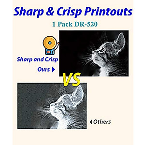 1-Pack ColorPrint Compatible DR520 Drum Unit Replacement for Brother DR-520 Imaging DR 520 fit for TN550 TN580 Toner HL-5250DN HL 5340D 5250DN 5370DW MFC-8890DW MFC 8860DN 8480DN 8680DN 8890DW Printer