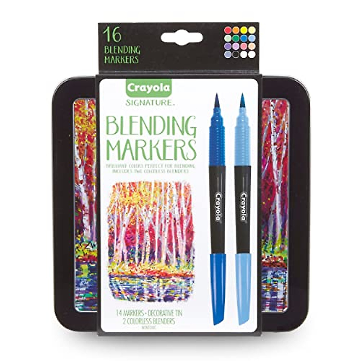 Crayola Blending Marker Kit - 14 Vibrant Colors