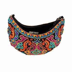 Mary Frances Womens Mary Frances Majorca Crossbody handbag, Multi, One Size US