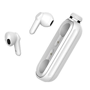 Loluka Bluetooth Headphone Rotate Twist Open True Wireless with Charging Case Earbud Bluetooth Earbuds Stereo Bass Pink Earbuds 5.2 Bluetooth for Music