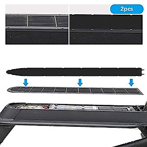 Scooter Baseboard Waterproof Ring, 2PCS Durable Baseboard Waterproof Protecting Cover Compatible with Ninebot Max‑G30 Scooter