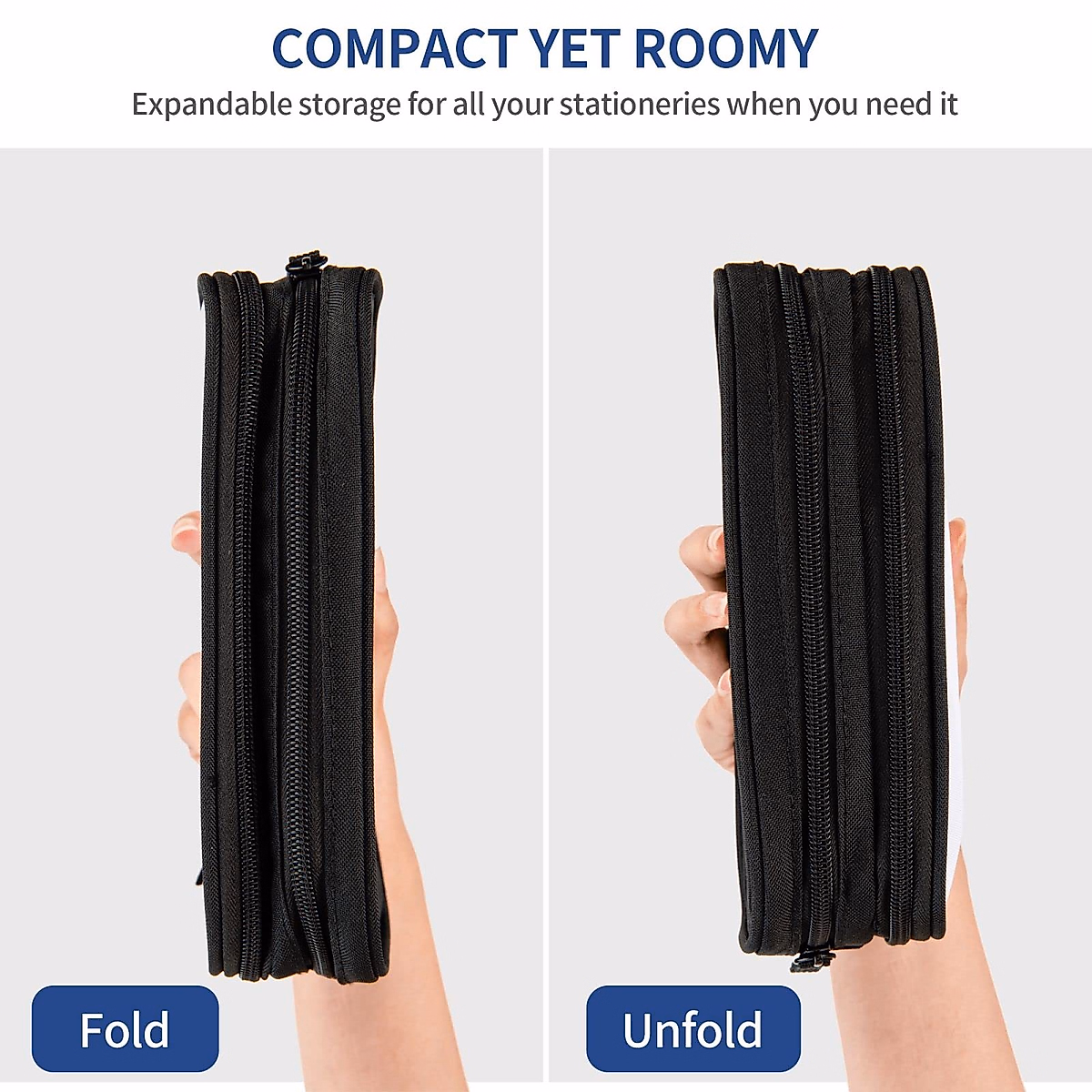 Luja Dling #7 Mbappe #10 Big Capacity Pencil Pen Case For Office College Large Storage High Capacity Bag Pouch Holder Box Makeup Bag