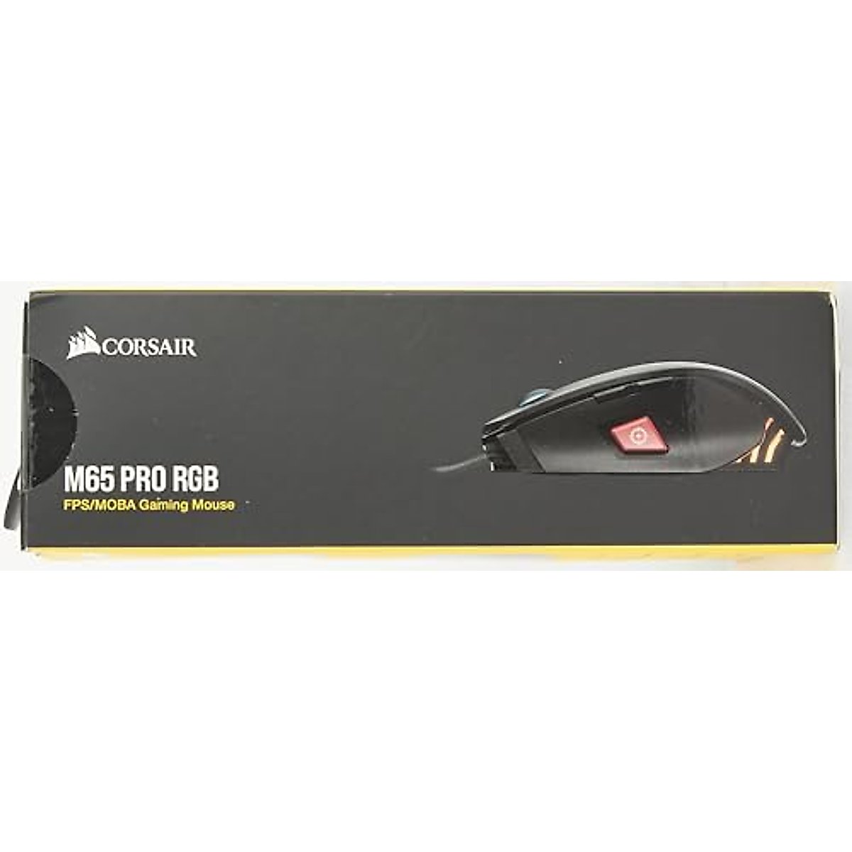Corsair M65 PRO RGB Optical FPS Gaming Mouse (12000 DPI Optical Sensor, Adjustable Weights, 8 Programmable Buttons, 3-Zone RGB Multi-Colour Backlighting, Xbox One Compatible) - Black