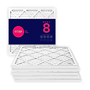 MervFilters, 16x25x1 Air Filter, MERV 8, MPR 600, AC Furnace Air Filter, 6-Pack