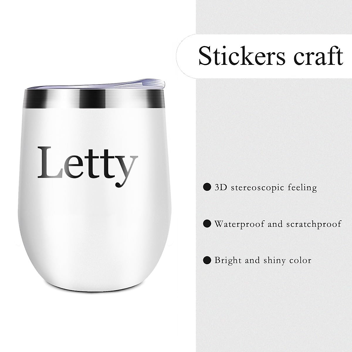 Jgksbqv Personalized Custom Wine Tumblers 12 OZ Design Your Own Stainless Steel Travel Coffee Cup for Dad Mom Friends, Green