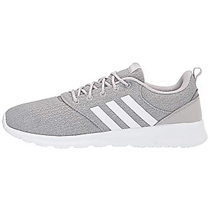 adidas Women's QT Racer 2.0 Running Shoe, Grey/White/Grey, 7.5
