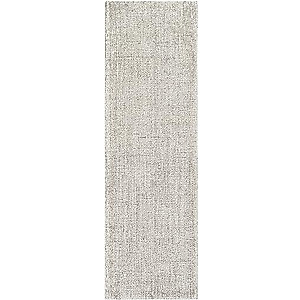 Mark&Day Area Rugs, 8x10 Giles Modern Medium Gray Area Rug, Grey Cream Carpet for Living Room, Bedroom or Kitchen (8' x 10')