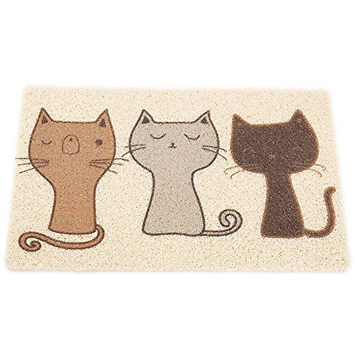 Cat Litter Mat,Super Cute Cat Feeding Placemat for Puppy Pet Food Catching,Water-Resistant,Durable and Easy to Clean.