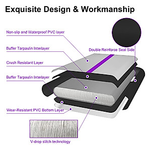 10 ft VOFiTNY Inflatable Gym Mats 4-in Thick Air Mat Tumble Track for home/gymnastics/cheer/tumbling