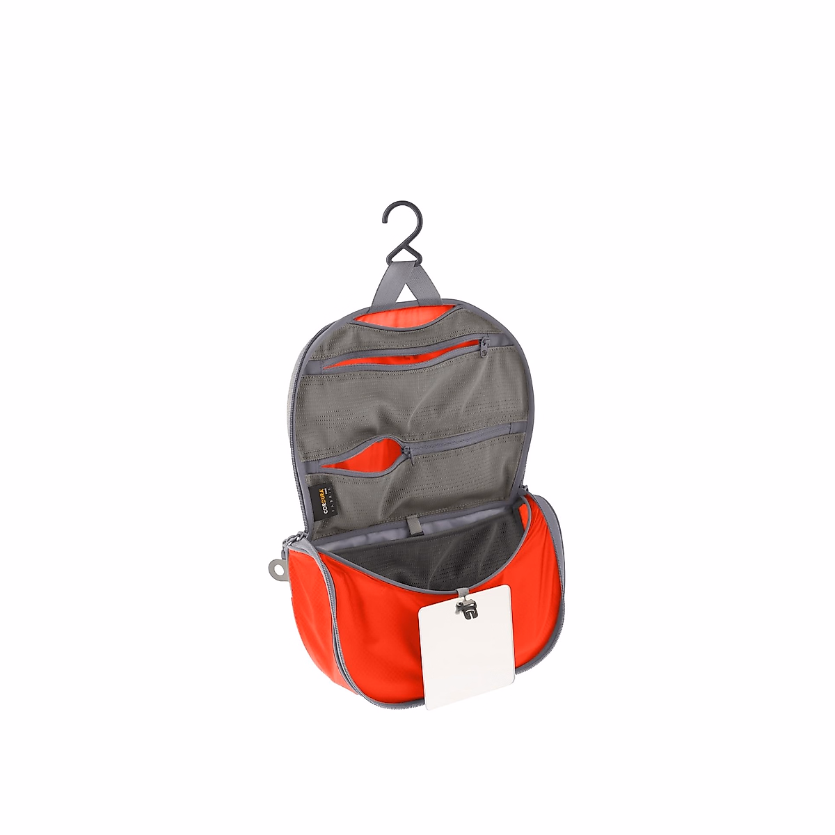 Sea to Summit TravellingLight Hanging Toiletry Bag, Travel Organizer for Men and Women, Mini, Spicy Orange