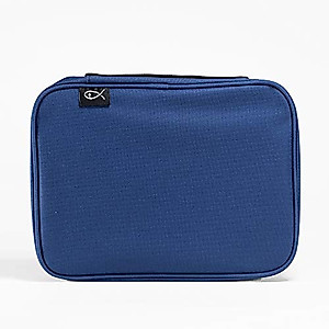 Divinity Boutique Bible Cover Basic Navy - Large (21431) | Fits Bibles up to 6.875" x 9.75" x 2.25"