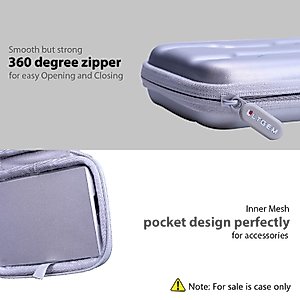 LTGEM EVA Hard Case for LaCie Mobile Drive 1TB 2TB 4TB 5TB External Hard Drive HDD – USB-C USB 3.0, for Mac and PC Computer Desktop Workstation Laptop，