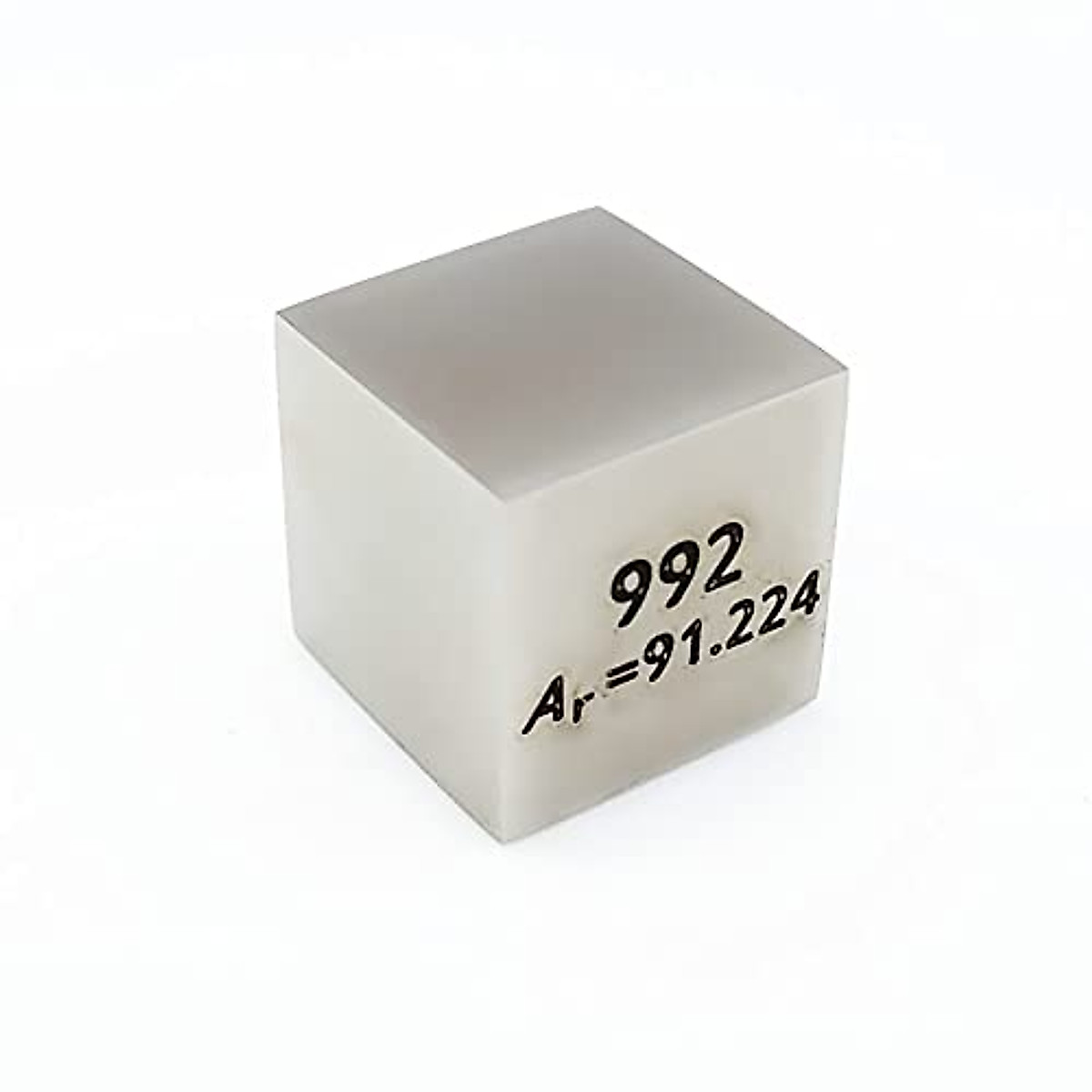 HMME Polished Tungsten Cube 10mm 99.95 percent Metal Cubes for Element Collections Lab Experiment Material Hobbies Simple Substance Block Display DIY (Zirconium)