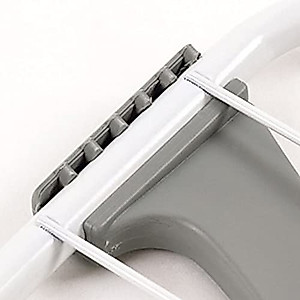 HERCHR Folding Laundry Drying Rack, Large Multipurpose Collapsible Laundry Rack Clothes Drying Rack for Balcony Railings Windowsill Indoor Outdoor(Grey)