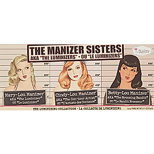 theBalm Manizer Sisters Palette, Multi-Tasking Highlighters, Shimmers, & Shadows