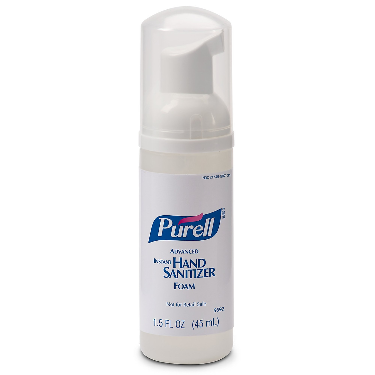 PURELL Advanced Hand Sanitizer Foam, 45 mL Portable, Travel Sized Sanitizer Foam Pump Bottle (Pack of 24) – 5692-24