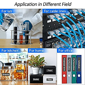 GREENCYCLE Compatible for Brother P-Touch TZe MQ355 TZ-MQ355 24mm 0.94" White on Matte Black Laminated AZE Label Tape for PT2730 PT9600 PTD600VP PTD800W PTH500LI PTP700 PTP710BT PTP750W, 2 Pack