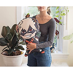 Official My Hero Academia Character Pillow - 20-Inch Katsuki Bakugo Doll Body Replica - Gift for Friends, Family, and Fans - Bed, Couch, Room Decoration - Soft Throw Cushion - Licensed Merchandise