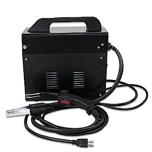 ZENY MIG130 Gas-Less Flux Core Wire Automatic Feed Welder Welding Machine w/Free Mask AC Current 60 AMP - Commercial Grade - 110 V