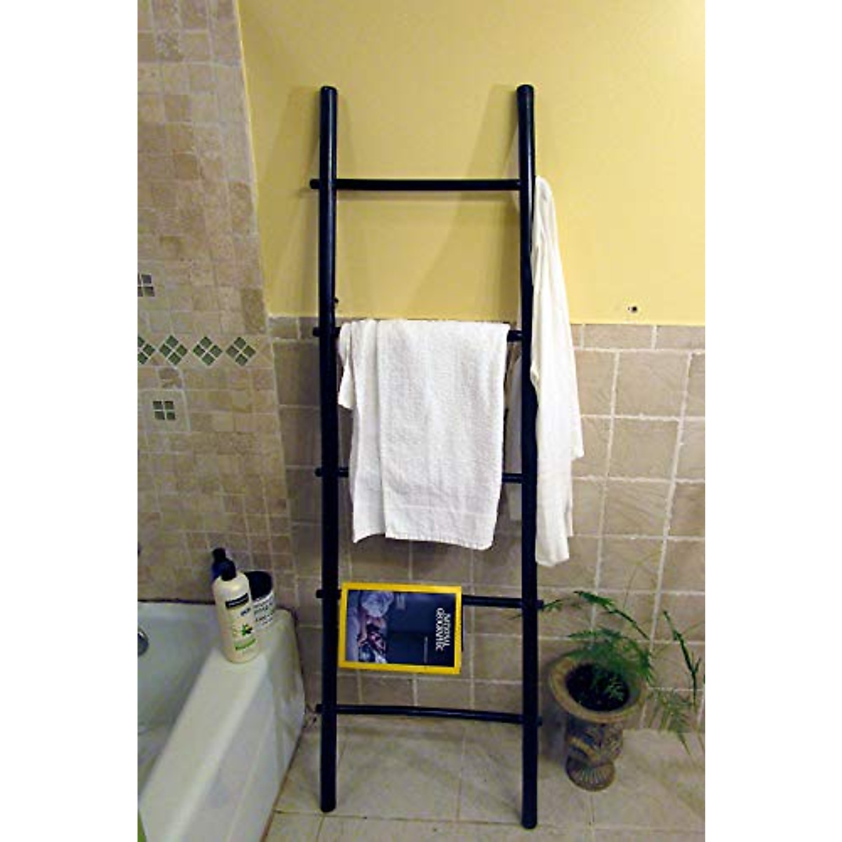 MGP Bamboo Ladder Rack 5' Black Stain Finished
