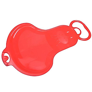 BESPORTBLE Snow Sleigh Snow Sleds Lightweight Flying Carpet Portable Rolling Snow Slider Disc Toy Snow Saucer Sleds for Kids Outdoor Random Color Saucer Sled