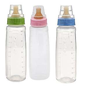 Nuk Clear Plastic Bottle, 8 Ounce -- 3 per case.