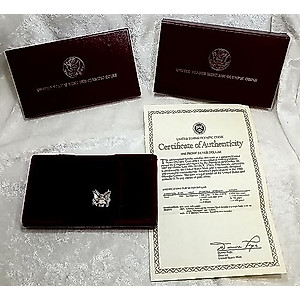 1988 S US Olympic Proof Silver Dollar $1 US Mint PF - Original Packaging with COA -