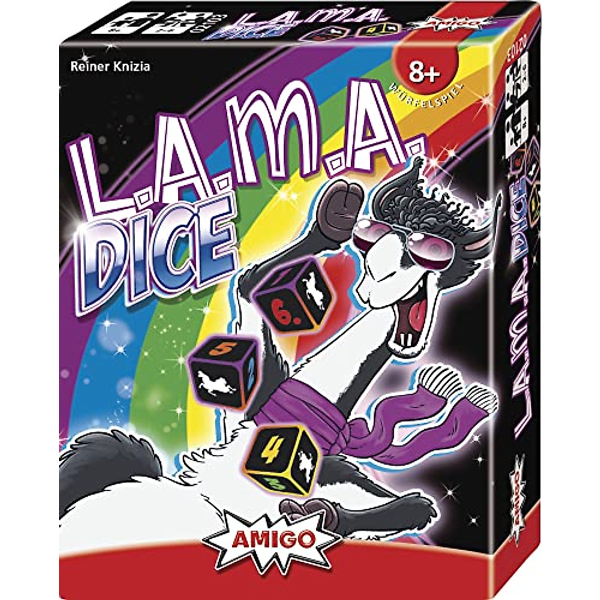 AMIGO 02103 LAMA Dice 2103, Multicoloured, Einzelpack