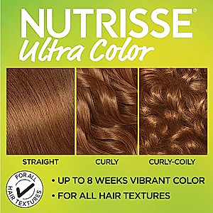 Garnier Hair Color Nutrisse Ultra Color Nourishing Creme, B4 Golden Mahogany Brown (Caramel Chocolate) Permanent Hair Dye, 2 Count (Packaging May Vary)