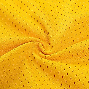 Generies #14 The Fresh Prince of Bel Air Academy Men Basketball Jersey, Yellow XL