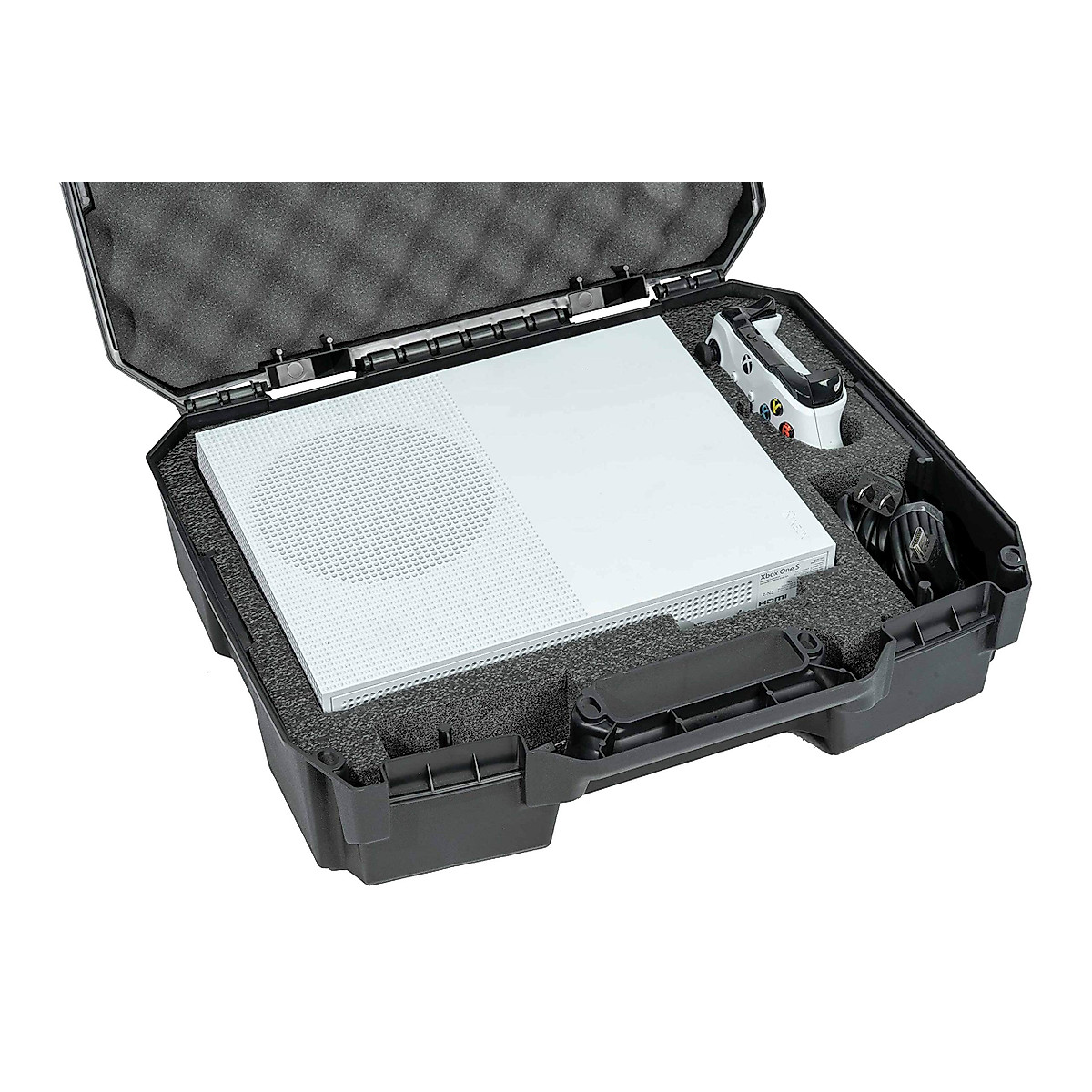 Case Club Compatible with Xbox One Carry Case. Fits X or S models in PRE-CUT Foam!
