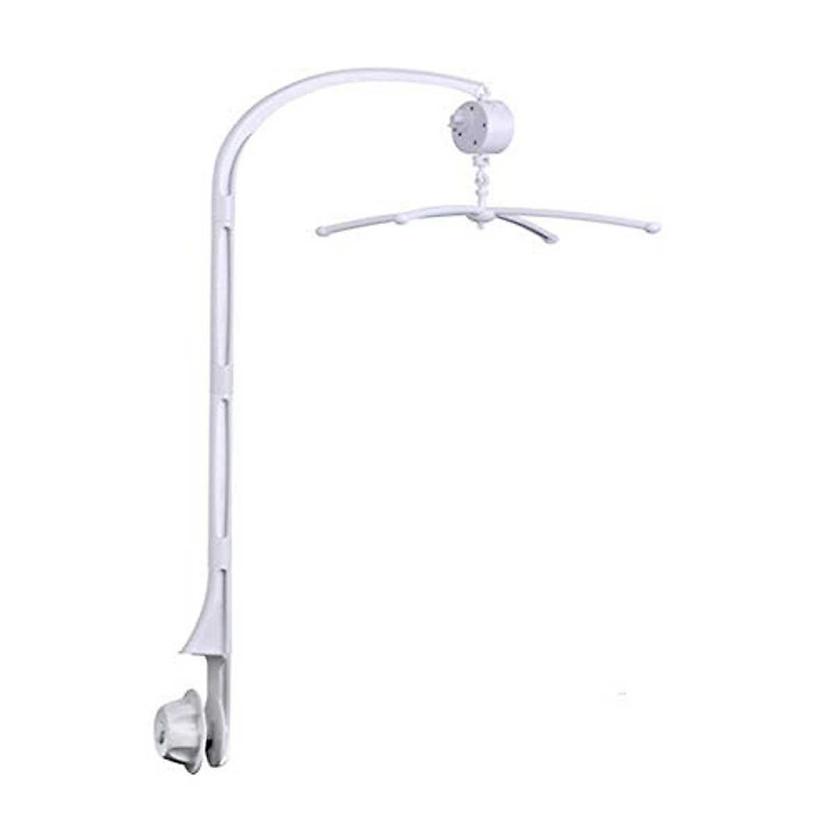 Urvoo 34 Inch Baby Crib Mobile Bed Bell Holder with Music Box,Adjustable Holder DIY Arm Bracket Nut Screw