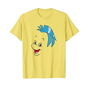 Disney The Little Mermaid Flounder Big Face T-Shirt