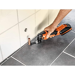 Fein Multimaster Tool AMM 500 Plus Select Oscillating Tool - 18V Battery-Powered Cordless Multi Tool for Interior Work and Renovation - Includes Tool, 1 Universal E-Cut Blade, and Case - 71293362090