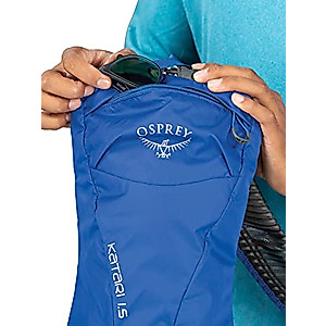 Osprey Katari 1.5L Men's Biking Backpack with Hydraulics Reservoir, Cobalt Blue