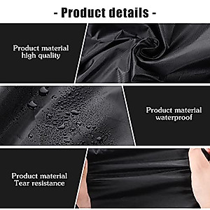 2 Pack Outdoor Chair Covers Waterproof, 210D Patio Chair Cover Outdoor Furniture Cover, Water Resistant Anti-Uv All Weather Protection (25" W x 25" D x 47” H, 2 Pack)