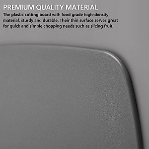 Cutting Boards for Kitchen,Plastic Cutting Board Set of 3, Thick Chopping Boards for Meat, Veggies, Fruits, with Easy Grip Handle,Dishwasher Safe (Pink, 3Pcs)