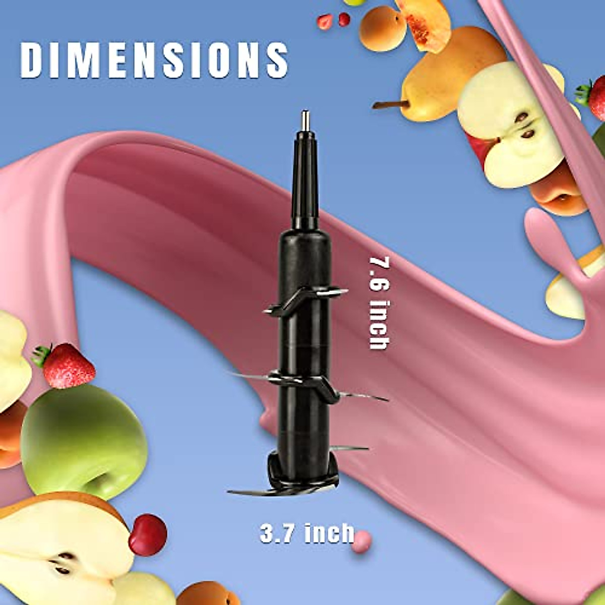 Replacement 6-Blade for Ninja 72 oz Total Crushing Pitcher 297KKU (Stacked 6 Blade)