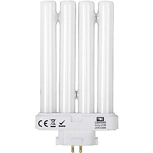 TBE LIGHTING 27w PLS Energy Saving Daylight Bulbs for High Vision Reading Lamps 4-pin GX10Q-4 Quad Tube