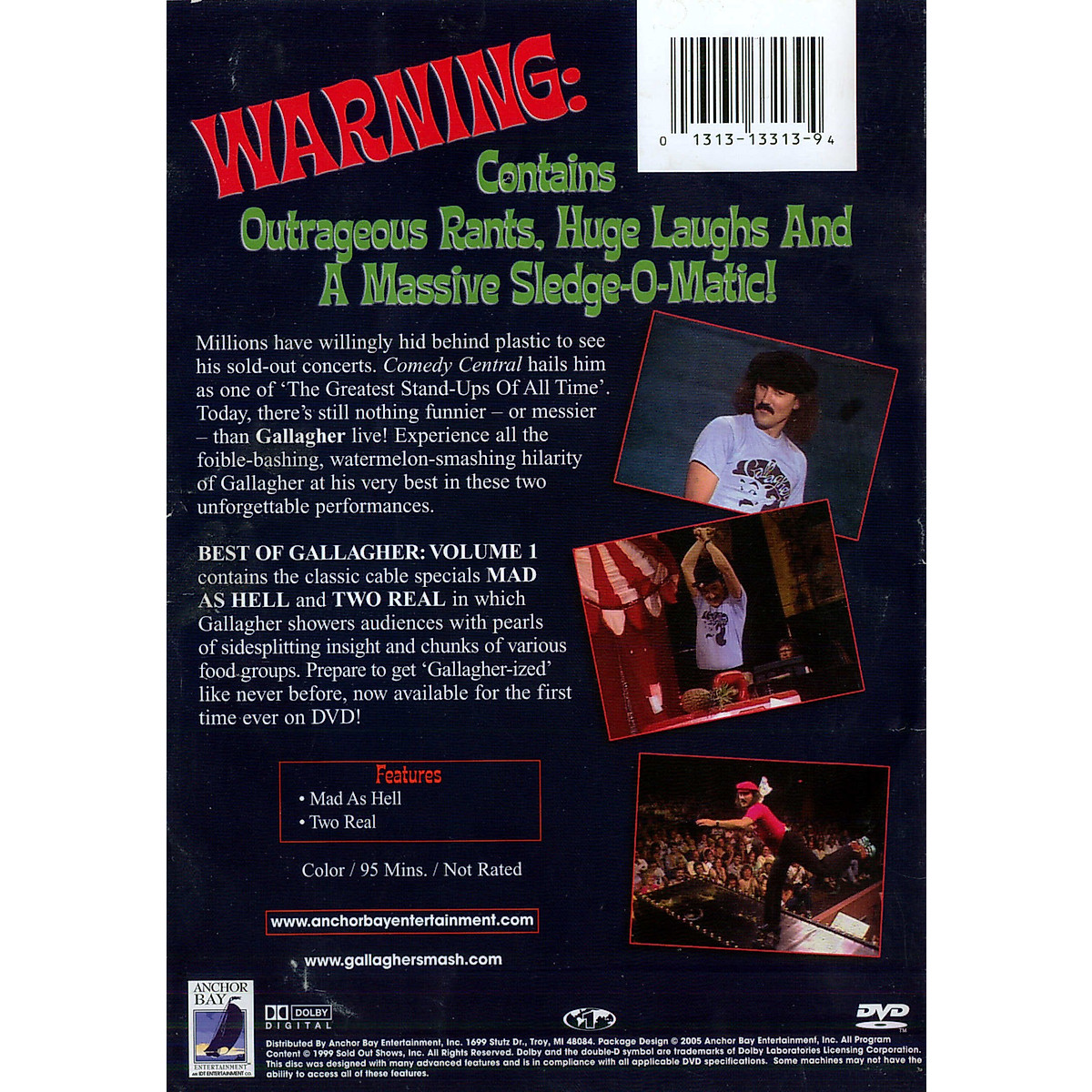 Gallagher - The Best of Gallagher Volume 1 [DVD]