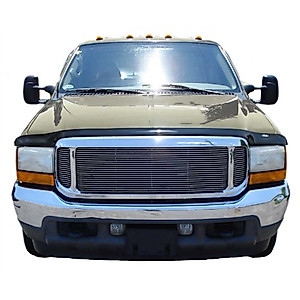 Auto Ventshade [AVS]Hoodflector / Bug Shield | 1999 - 2007 Ford F-250/F-350/F-450/F-550 Super Duty, 2000 - 2005 Ford Excursion, Medium Profile - Smoke, 1 pc. | 21208