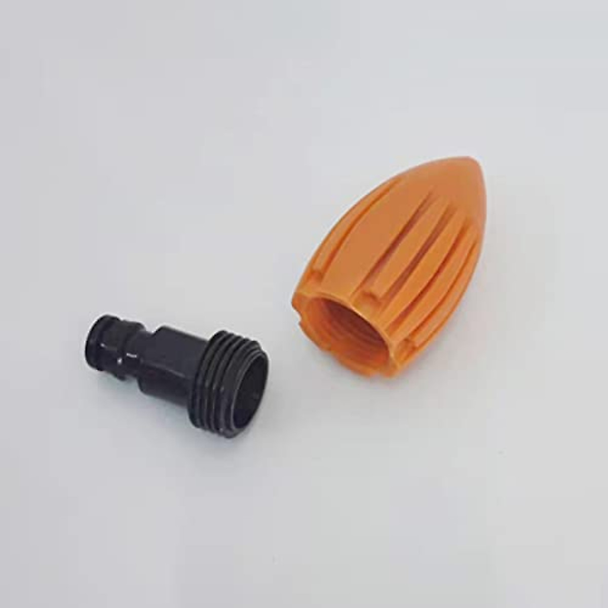 Angoily Head Garden Machine Accessories Clog Hose Black Flush Plastic Sewer Drain Connector Tools Orange Gutter Parts Water Flushing Nozzle Softer Washer Jetter Power Pressure Remover