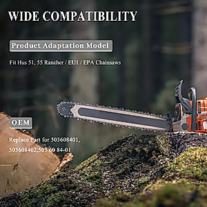 Carburetor Choke Control Rod Lever for Hus Chainsaw 51, 55, 55 Rancher