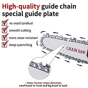 Mini Chainsaw Cordless, 4 Inch Electric Portable Mini Chain Saw with 2Pcs Rechargeable Battery and 2Pcs Chain, 0.7kg Lightweight Handheld Chainsaw for Tree Branch Wood Cutting