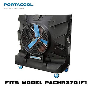 Portacool PARCVRH37000 Replacement Protective Cover for Hurricane 370 Portable Evaporative Cooler, Black