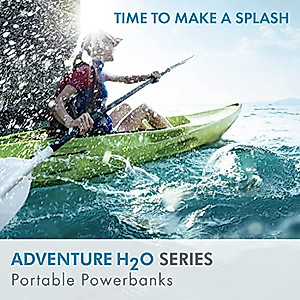 myCharge Portable Charger Waterproof USB C Power Bank Adventure 10050mAh Internal Battery / 18W Turbo Fast Charging Rugged Outdoor External Battery Pack Backup for Apple iPhone, iPad, Android