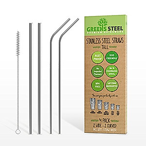 Stainless Steel Straws (Tall)