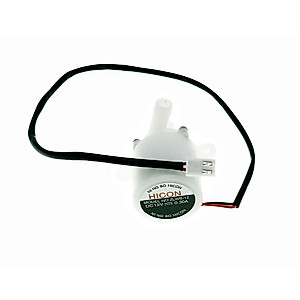 ZLWB-12 HZB-12A/25BF Household Small Bullet Ice Maker Water Pump Compatible with HZB-50A/ HZB-50/ HZB-60/ HZB-80/ HZB-25BF/ HZB-13F/ HZB-20F/ HZB-20FA Ice Maker Machine DC 12V 0.3A