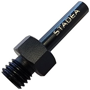 Stadea ADC105K Core Drill Bit Adapter for Threaded Diamond Hole Saw Core Drill Bit - 3/8" Triangle to 5/8" 11 Male